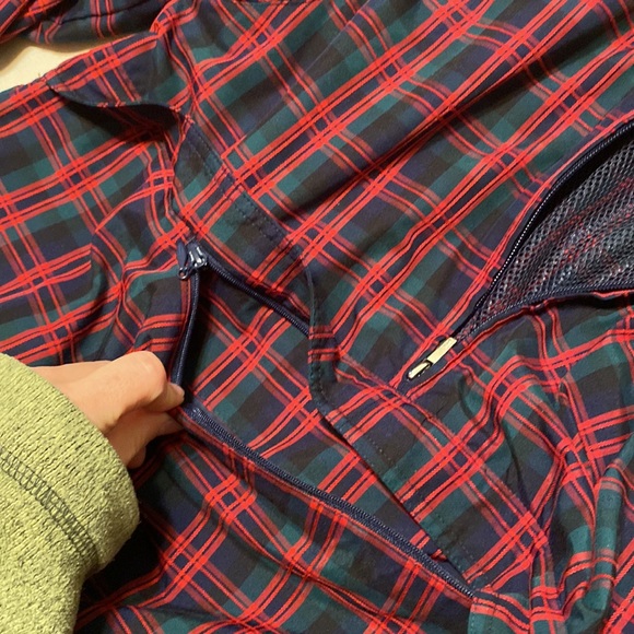 Liz Claiborne | Jackets & Coats | Liz Golf Plaid Anorak Pullover Jacket ...